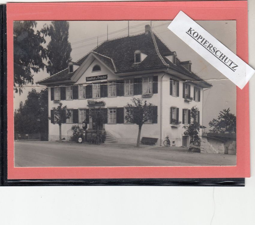 Tg Uttwil 1935 Gasthof Zur Traube Esso Tanksäule Querbug Gebraucht