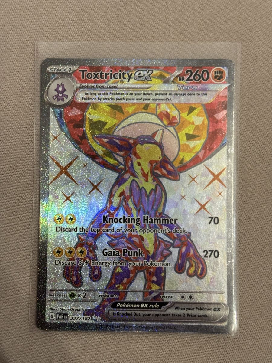 Pokémon Toxtricity ex 227/182 Paradox Rift (Neu (gemäss Beschreibung ...