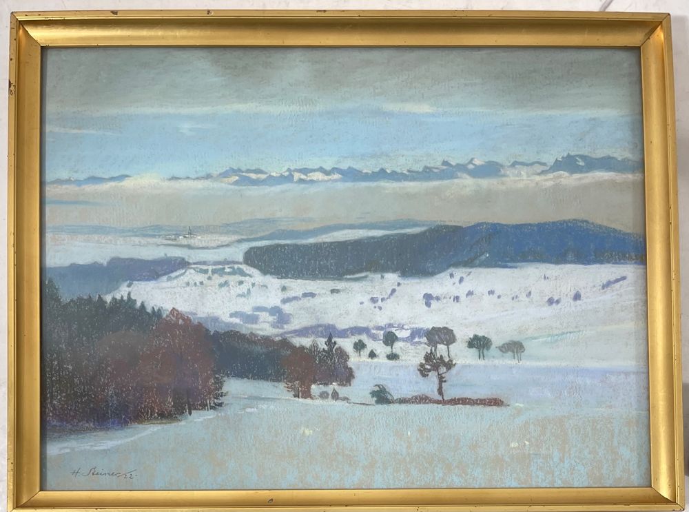 Hans Steiner (XX) Pastell Winterlandschaft (Gebraucht) in Root für CHF ...