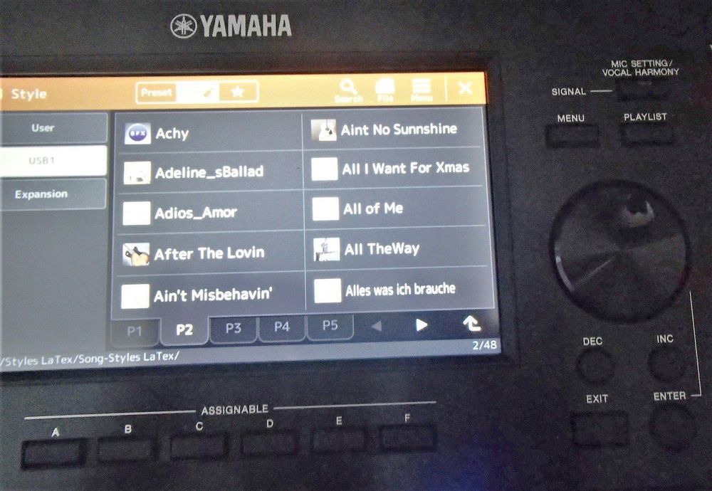 Mehr als 2'000 Styles für YAMAHA-Keyboards (PSR+Tyros) | Kaufen auf Ricardo