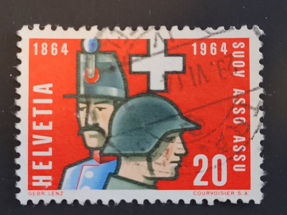 Timbre CH 1964 - (9.III.) N° 408 - Sous Officier 1864 + 1964 | Kaufen ...