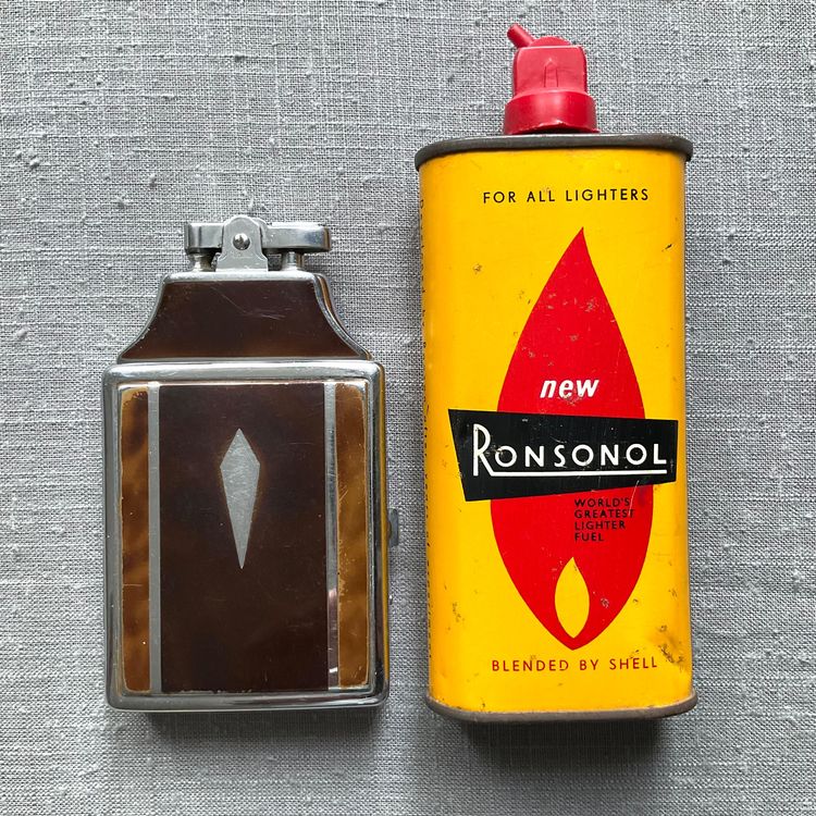 🔥 RONSON Mastercase Case-Lighter 40er Jahre & RONSONOL 🔥 (Gebraucht) in ...