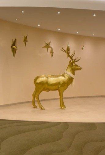 Hirsch mit Glitzer Cervo con glitter Cerf avec paillettes (Neu und ...