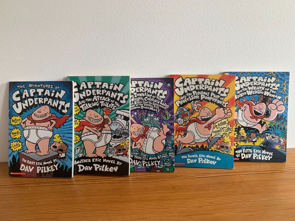 Captain Underpants - 5 books (English) (Gebraucht) in Baden für CHF 20 ...