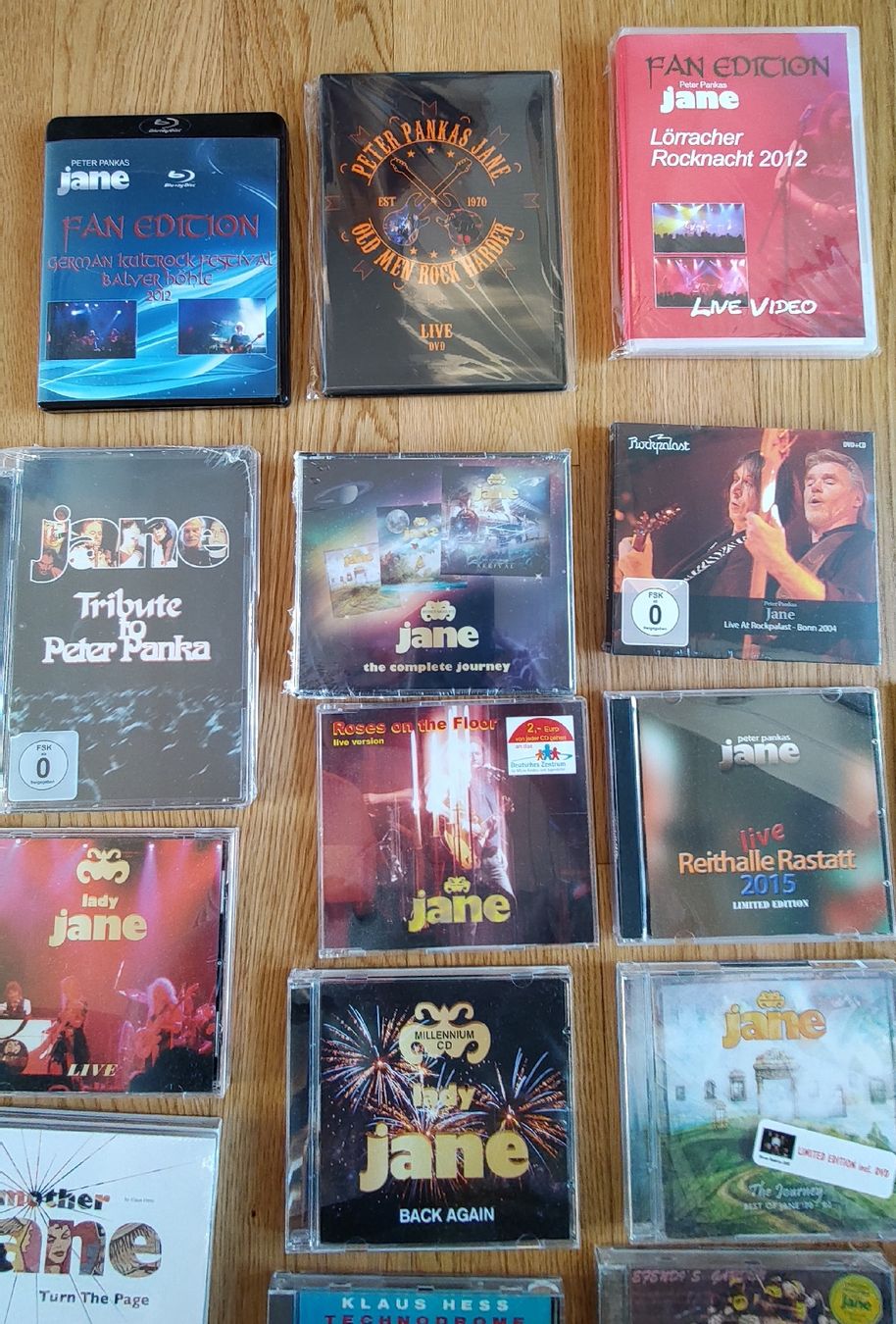 Peter Pankas JANE - DVD und CD Sammlung - Nadolny Lady Jane (Gebraucht ...