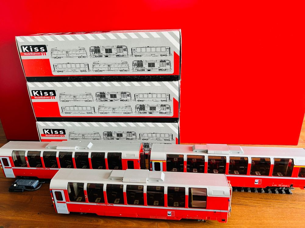 LGB RhB Set Panoramawagon Spur G, Bp 2502, AP 1293, Bps2511 | Kaufen auf Ricardo