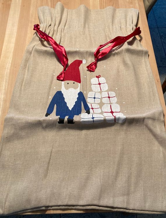 Samichlaus Sack Jute FABRIKNEU, gross | Kaufen auf Ricardo
