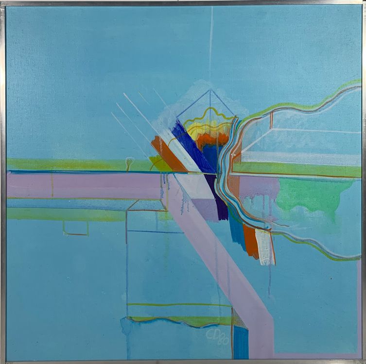 Carlos Duss (1932-1990) grosses Gemälde (Gebraucht) in Root für CHF 405 – mit Lieferung auf ...