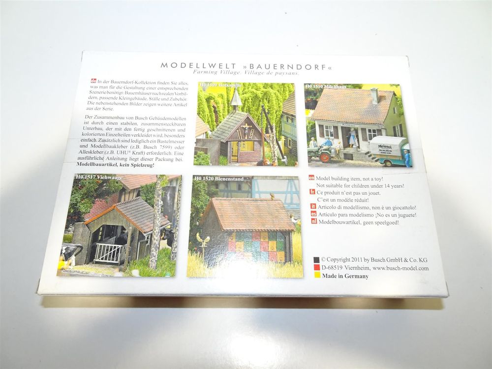 Busch Bausatz alte Scheune, HO, 1405 (Neu (gemäss Beschreibung)) in ...