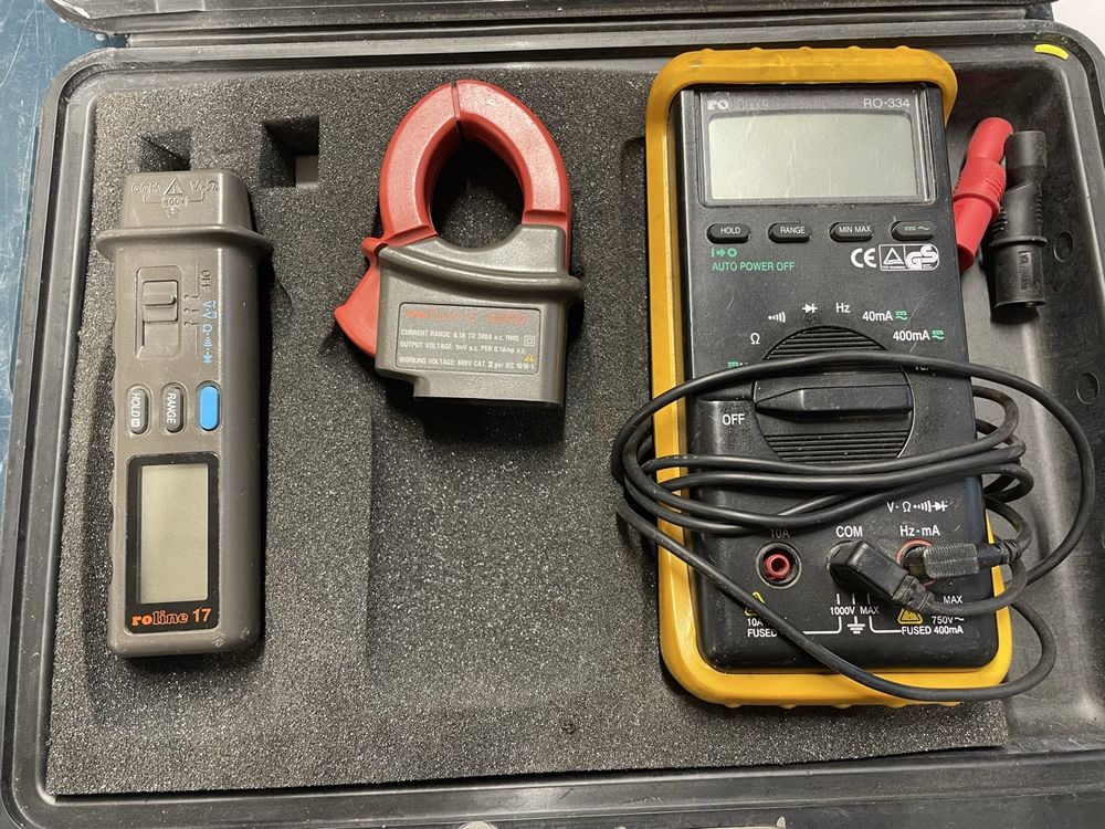 Roline Digital Multimeter Set mit Zangenmessgerät (Gebraucht) in ...