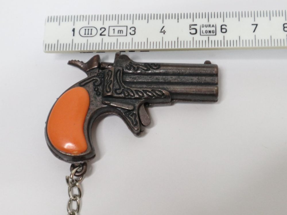 Schlüsselanhänger Pistole Deringer Gun Derringer (Neu (gemäss ...