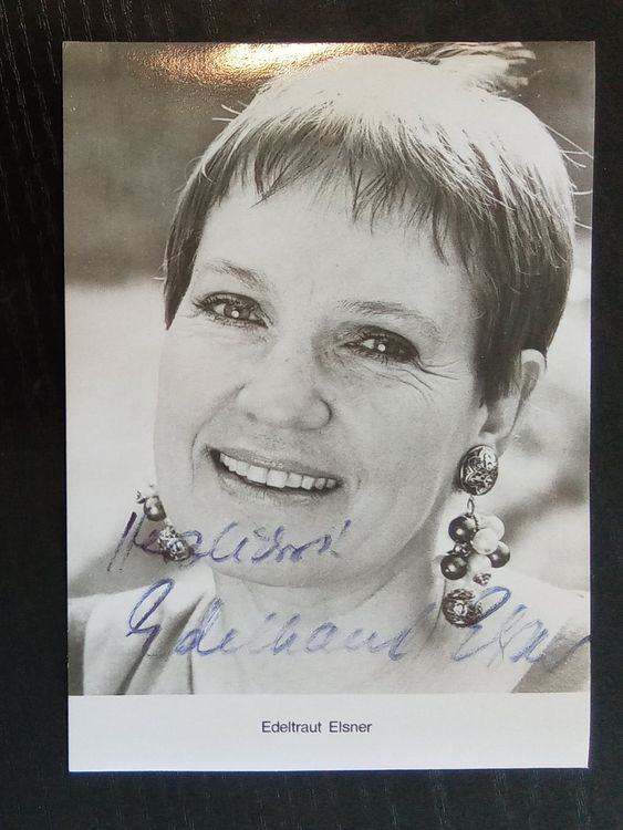 Edeltraut Elsner 1936-2017 Autogramm Fotopostkarte 10x15cm | Kaufen auf ...