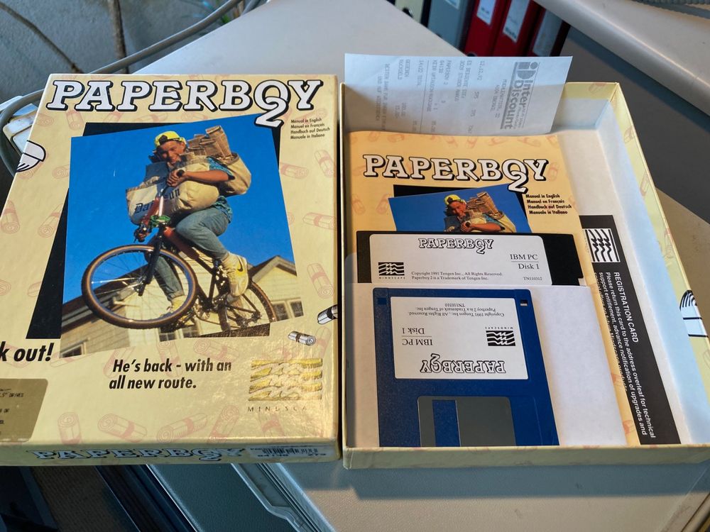 Original Paperboy 2 für PC (5.25" und 3.5" Diskette) 1992 (Gebraucht ...