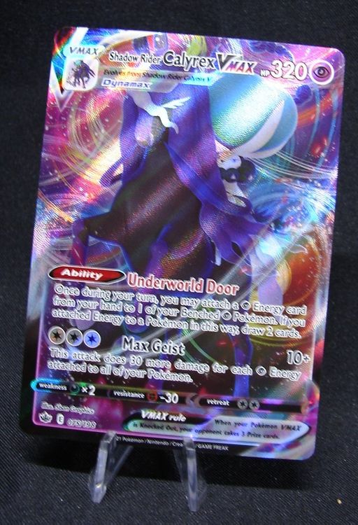Pokemon Shadow Rider Calyrex V MAX - extrem selten-M / 261 | Kaufen auf ...