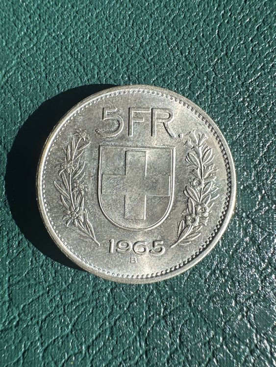 Silbermünze 5 Franken 1965, Helvetia | Kaufen auf Ricardo