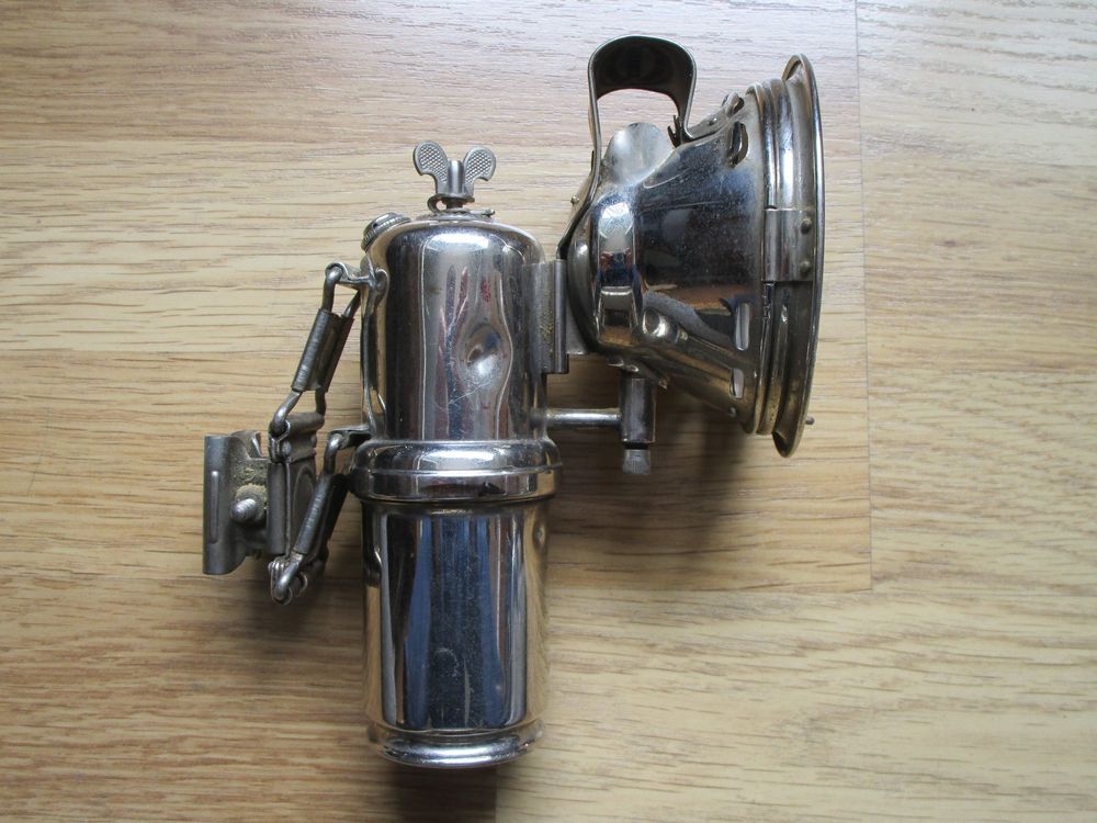 Antike Fahrradlampe Karbit Hermann Riemann Chemnitz | Kaufen auf Ricardo
