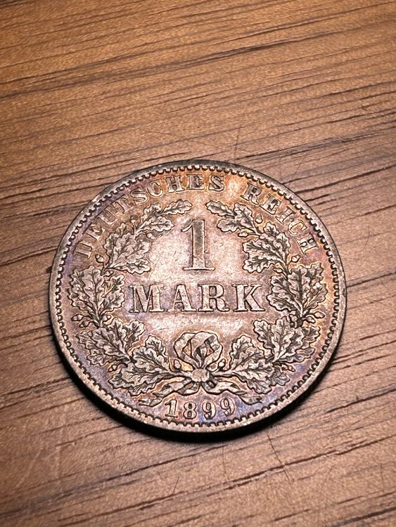 1 Mark 1899 F deutsches Reich Silber (Gebraucht) in Zürich für CHF 12 ...
