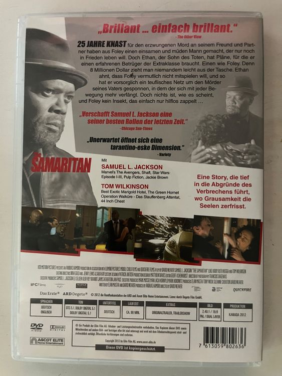 The Samaritan (2012) DVD 📀 (Neu (gemäss Beschreibung)) in Sierre für CHF 3.95 – mit Lieferung ...