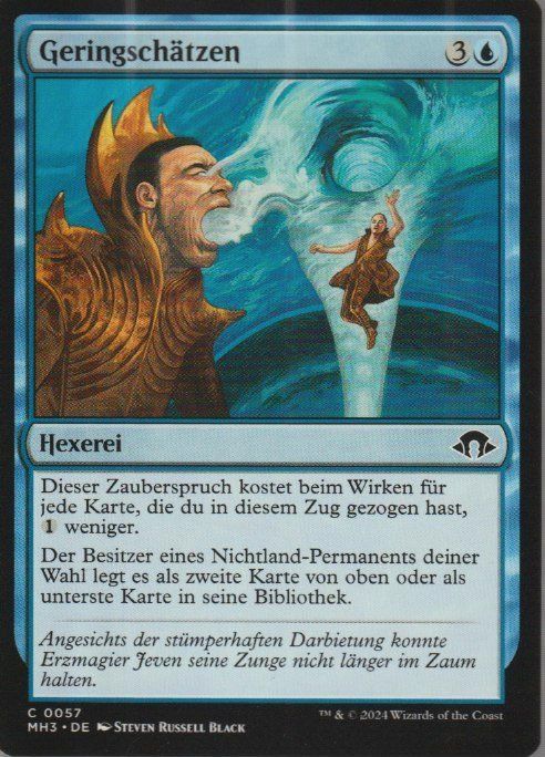 Magic The Gathering MH3 0057 Geringschätzen Modern horizons (Neu ...