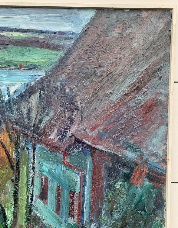 Adolf Weber (1925-1996) grosses Gemälde Hallwylersee (Gebraucht) in Root für CHF 1580 – mit ...