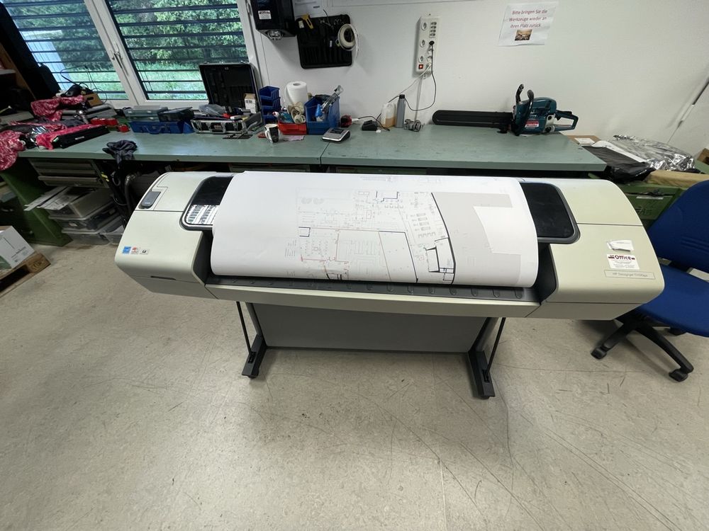 HP DesignJet T1100ps Grossformatdrucker A0 - Top Zustand! (Gebraucht ...