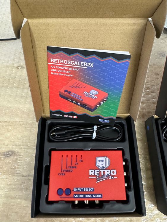 Retroscaler 2x AV S-Video RGB to HDMI Upscaler SNES, N64, MD (Neu (gemäss Beschreibung)) in ...