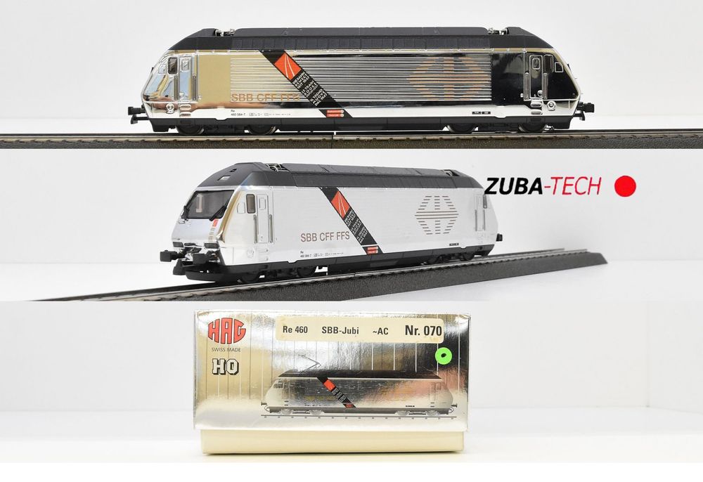 Hag 070 E-Lok Re 460 SBB-Jubi H0 WS Analog mit OVP (Gebraucht) in St. Gallen für CHF 146 – mit ...