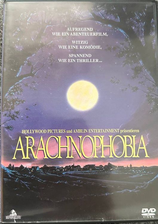 Arachnophobia DVD, Top Zustand, Klassiker, Spinnen Horror (Gebraucht ...