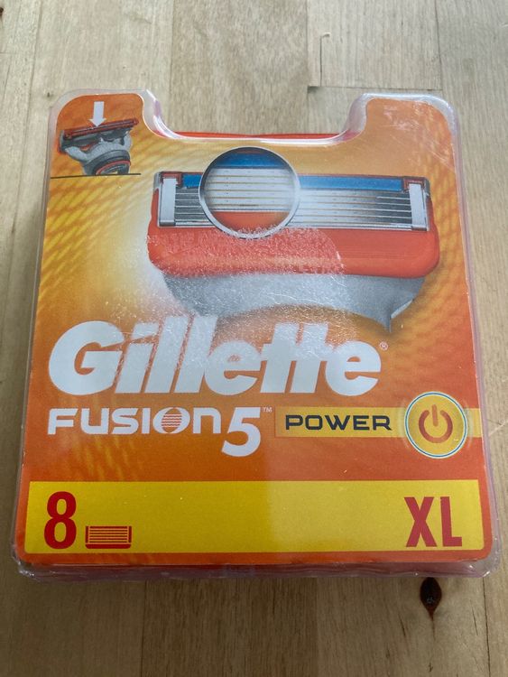 Gillette Fusion Power XL 8 Rasierklingen (Neu und originalverpackt) in ...