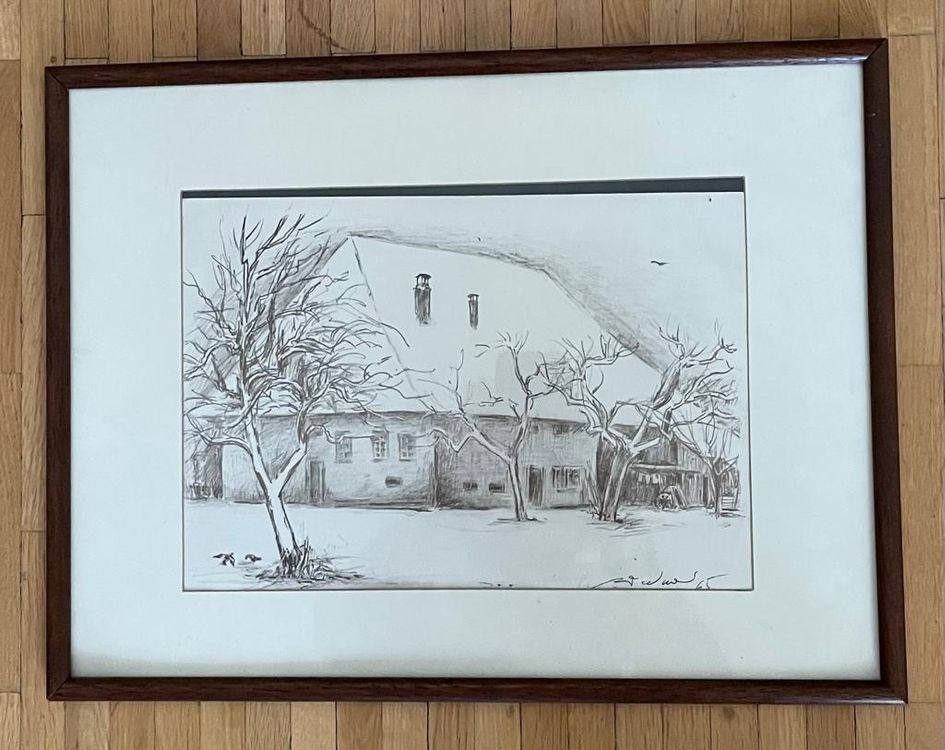 Lithografie von Max Widmer (Gebraucht) in Zunzgen für CHF 5 – mit Lieferung auf Ricardo kaufen