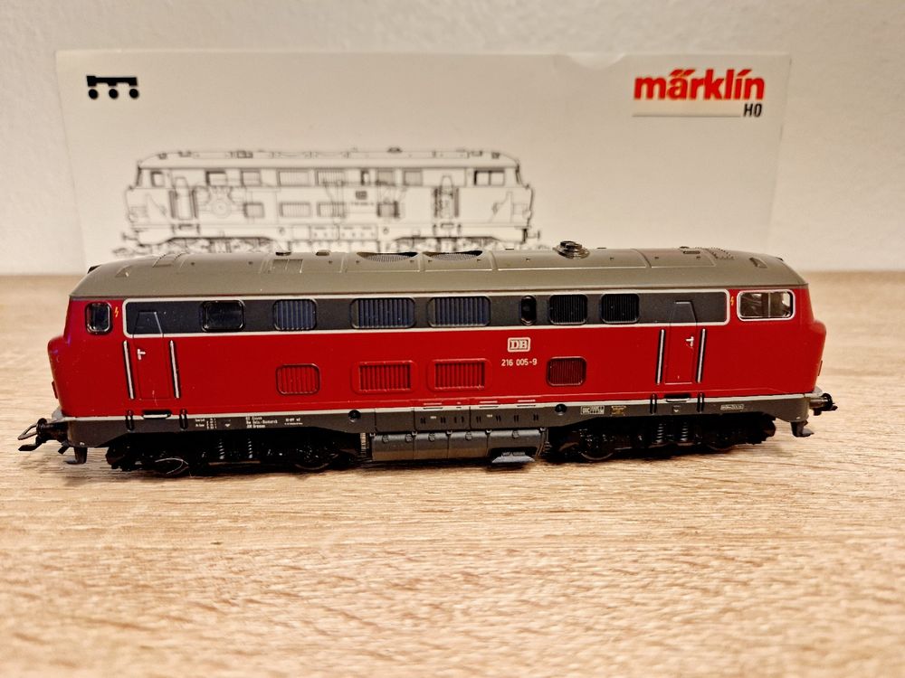 Märklin 3379 Diesellok BR 216 DB H0 (Neu und originalverpackt) in St-Aubin-Sauges für CHF 99 ...