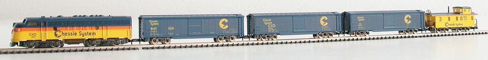 Märklin Miniclub US-Zug-Set Chessie System Spur Z Neu (Neu (gemäss ...