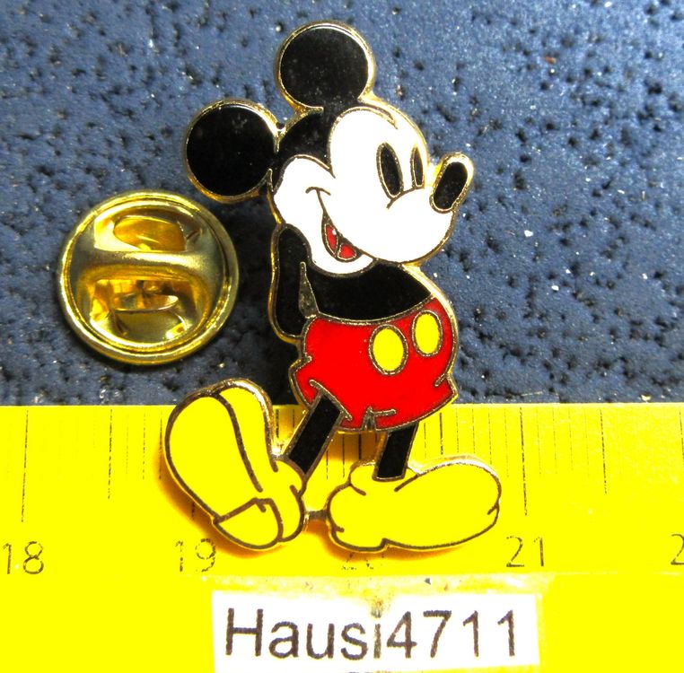 DISNEY ORIGINAL PIN ENAMEL MICKEY MOUSE 35X20mm TOP-QUALITÄT (Gebraucht ...