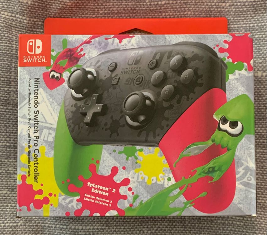 Nintendo Switch Pro Controller, Splatoon 2 Edition (Neu) (Neu und originalverpackt) in Zürich ...