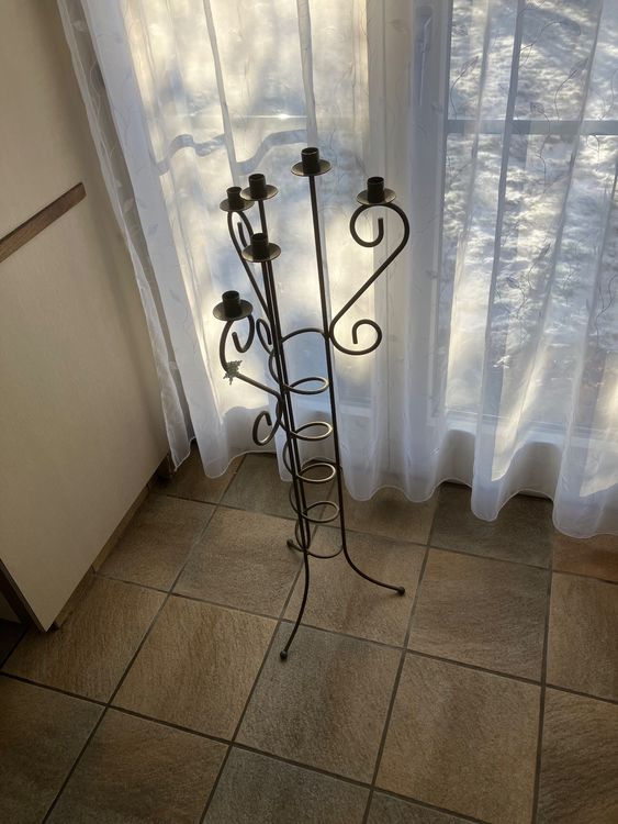 Kerzenstaender Metall fuer 6 Kerzen, Vintage Look top! (Gebraucht) in ...