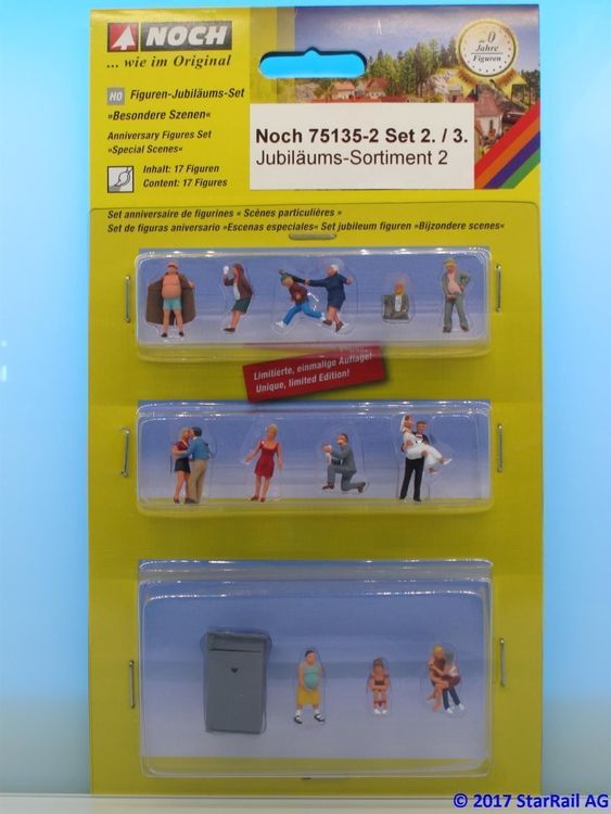 NOCH 75135-2 Figuren Jubiläums Sortiment Besondere Szenen (Neu und ...