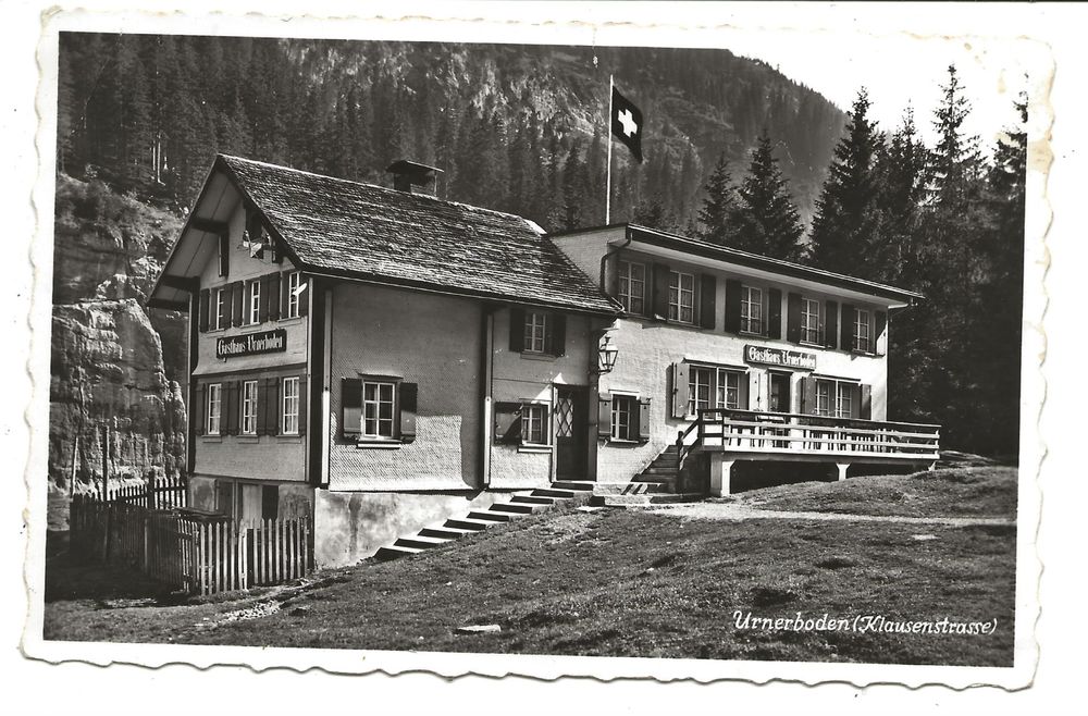 Gasthaus Urnerboden - Klausenstrasse (UR/GL) echt Foto-AK (Gebraucht) in Engelburg für CHF 12.9 ...