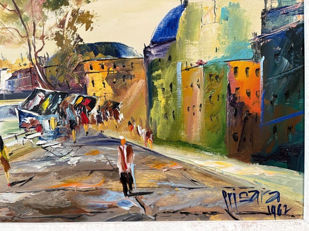 PARIS 1962,un tableau formidable! Strasse 86cmbreitx51cmhoch (Gebraucht ...