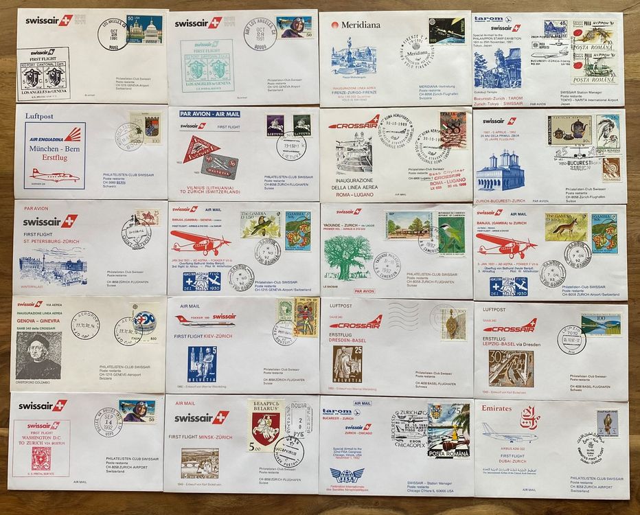 Flugpost diverse Couverts | Kaufen auf Ricardo
