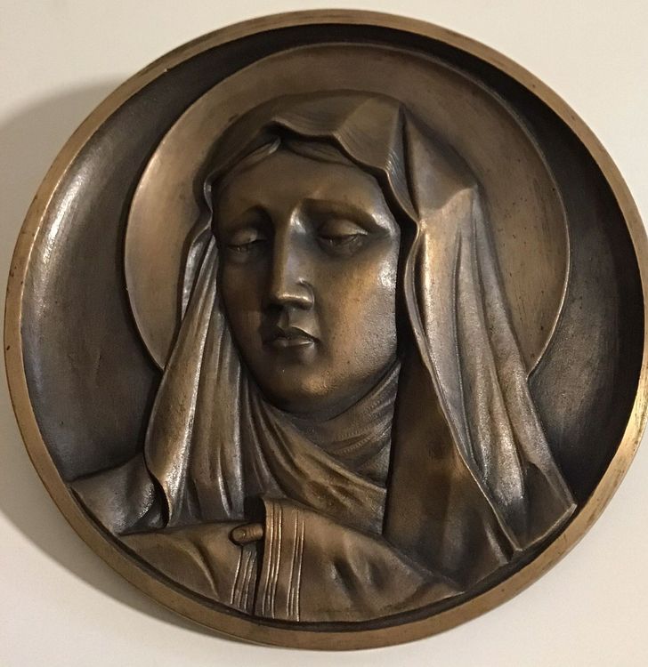 Original Heilige Bronze Relief (Gebraucht) in Hochdorf für CHF 35 – mit Lieferung auf Ricardo kaufen