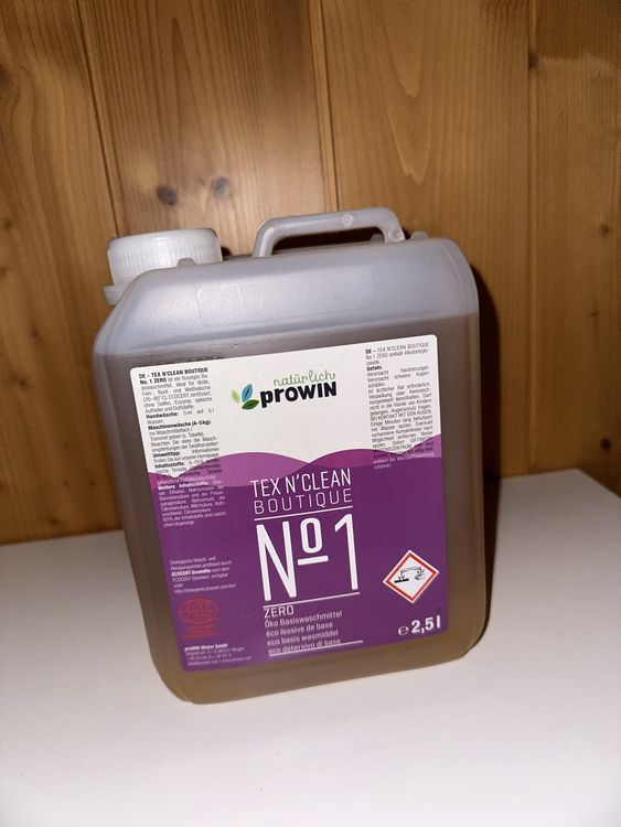 TEX N'CLEAN BOUTIQUE No. 1 ZERO 2,5 l Prowin (Neu (gemäss Beschreibung ...