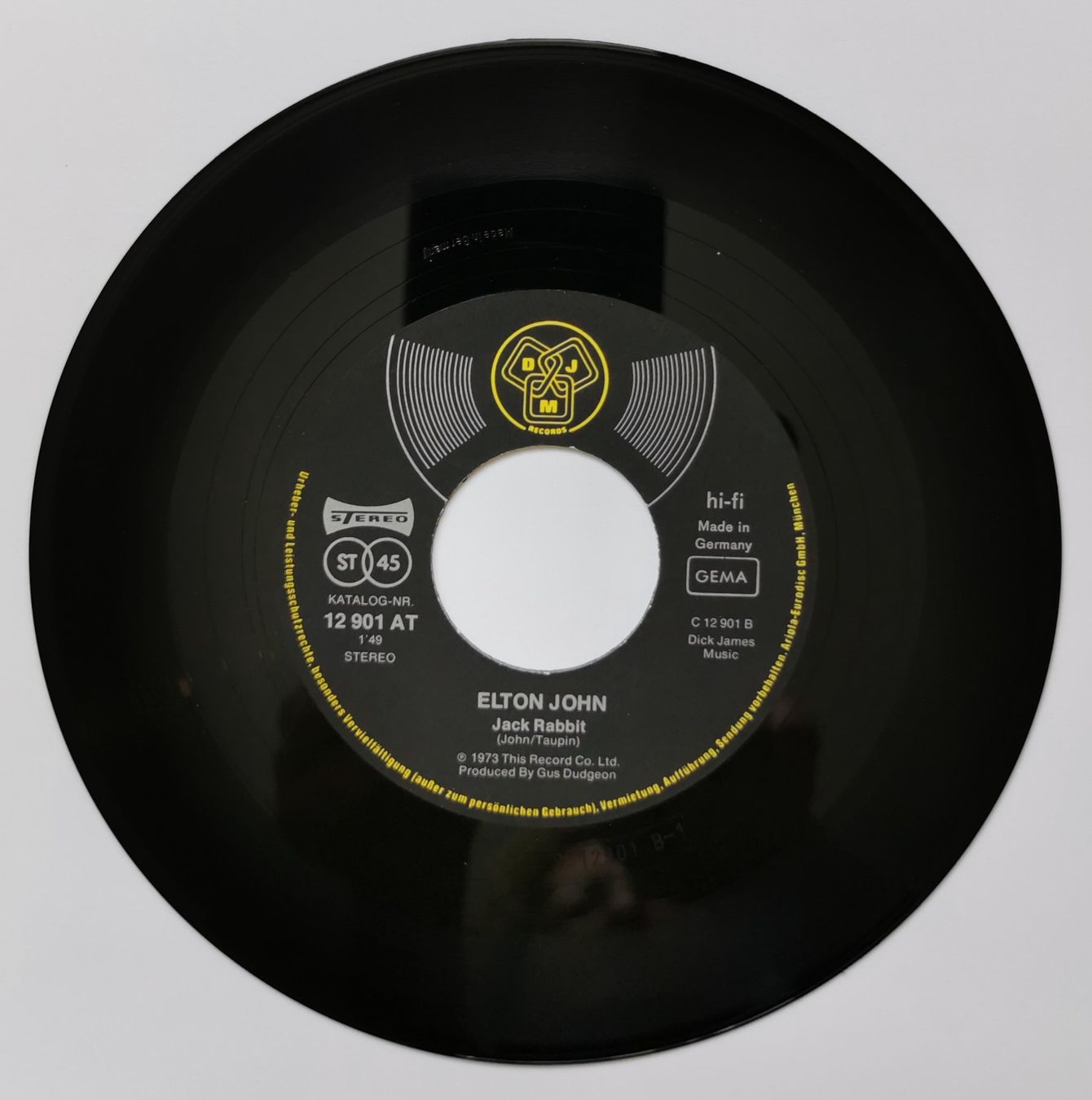 Elton John - Saturday Night`s Alright For Fighting / Jack Ra (Gebraucht ...