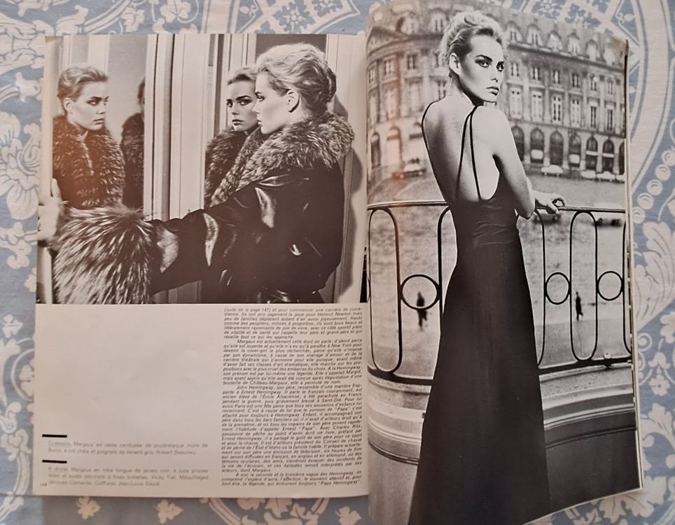 Rare VOGUE 560 Octobre 1974 Clio Goldsmith, Mariel Hemingway (Gebraucht ...