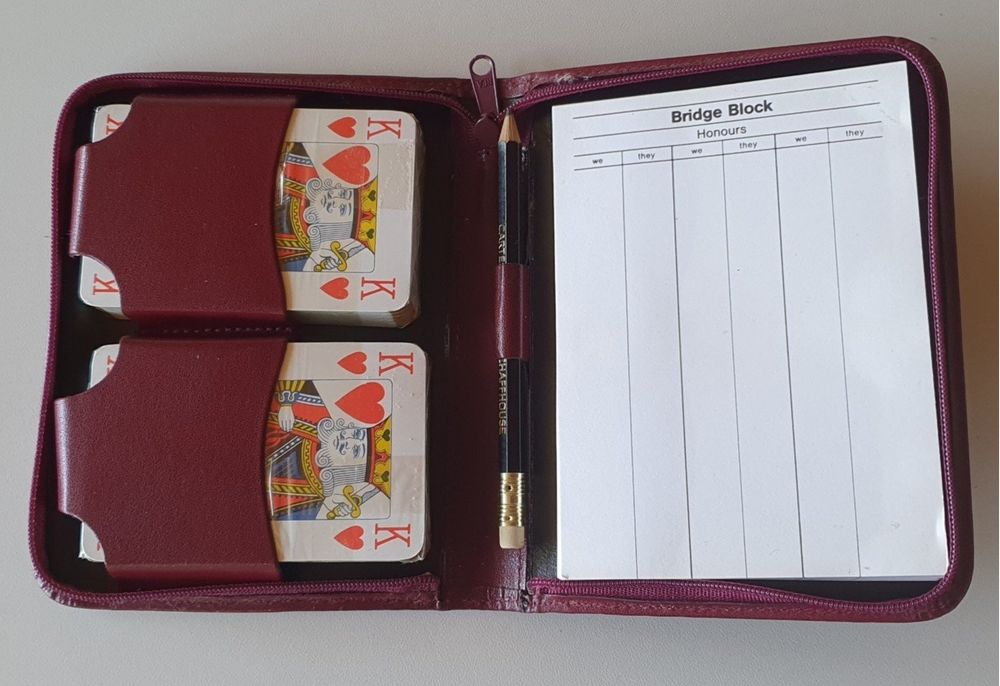 Bridge-Set mit Etui und Block | Kaufen auf Ricardo