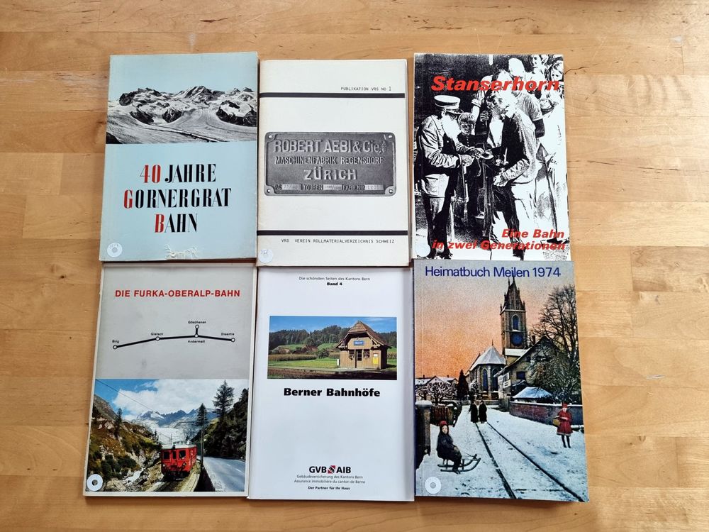5 Bücher über die Schweizer Eisenbahn (Gebraucht) in Birrwil für CHF 23 – mit Lieferung auf ...