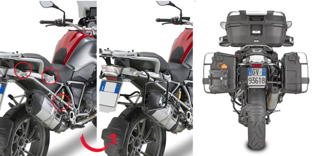 Support valises GIVI PLR5108 (NEUF) BMW R1200GS (2014-2018) (Neuf (Voir ...