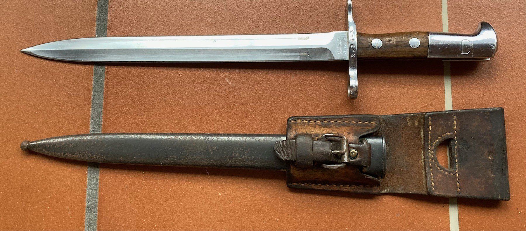 Dolchbajonett, CH-Ord., Mod. 1889/Dagger Bayonet Model 1889 (Gebraucht ...