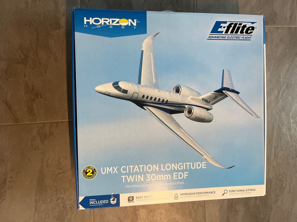 Horizon Hobby E-flite UMX Citation Longitude Twin 30mm EDF (Defekt) in Erlen für CHF 22 – mit ...