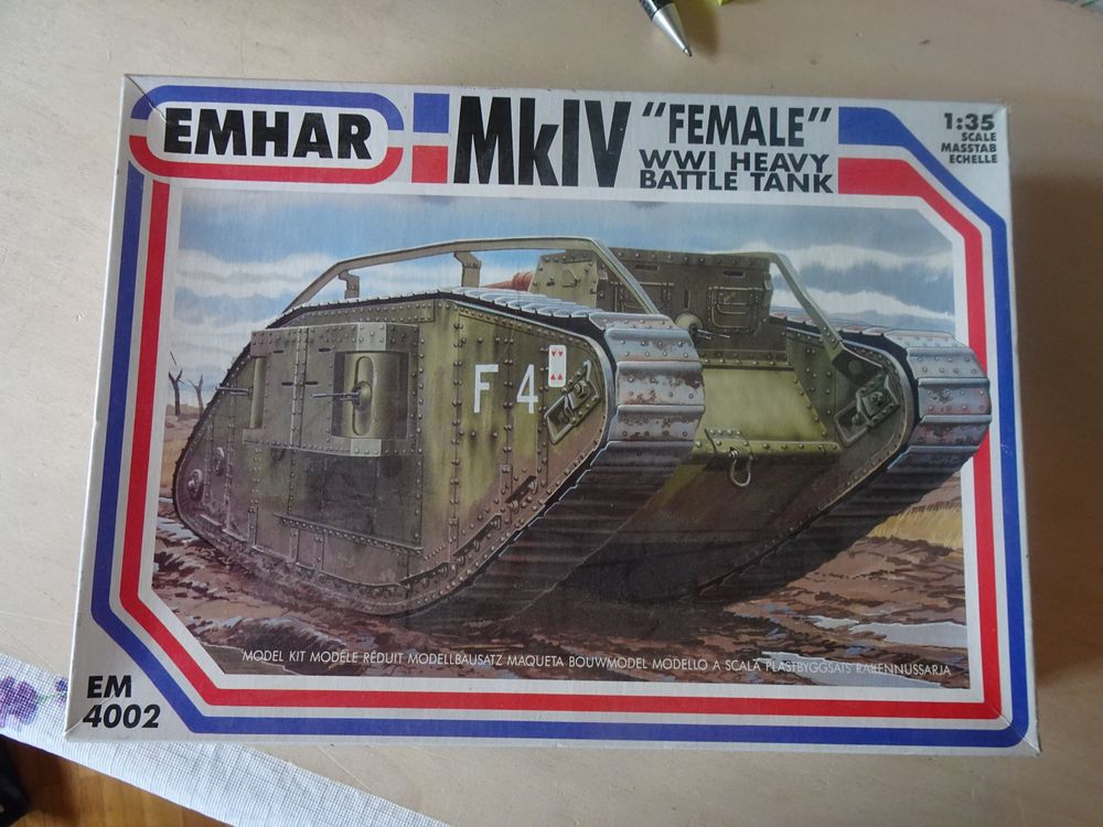 EMHAR MkIV Tank "FEMALE" EM4002 1:35/int 24 | Kaufen auf Ricardo
