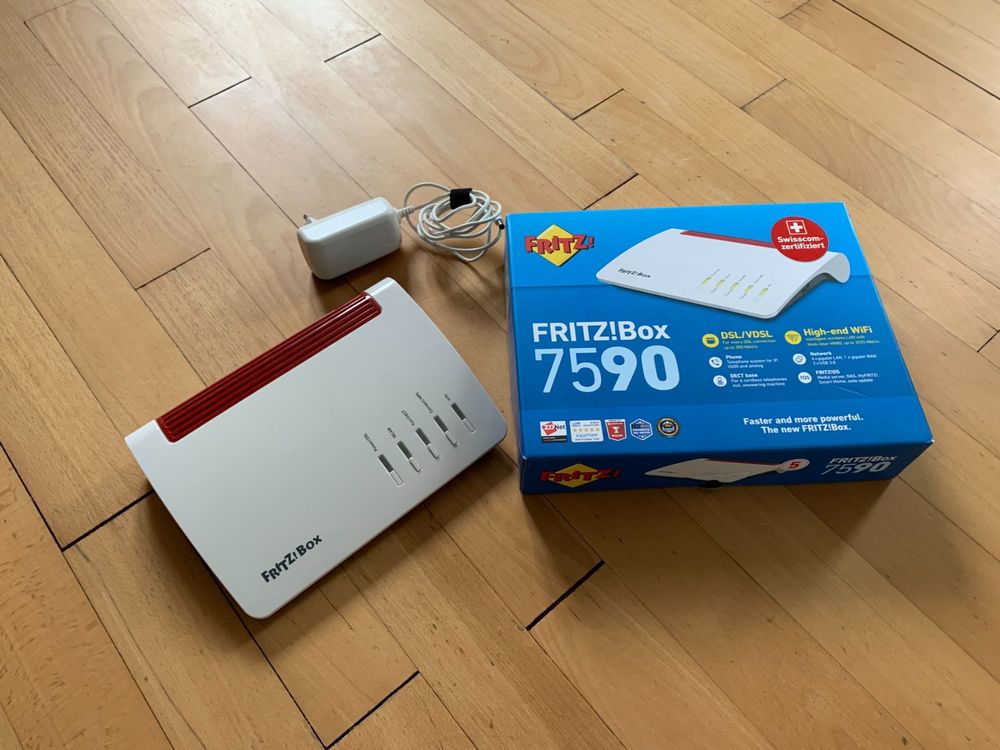 AVM FRITZ!box 7590 CH-Version + OVP (Gebraucht) in Frick für CHF 86 ...